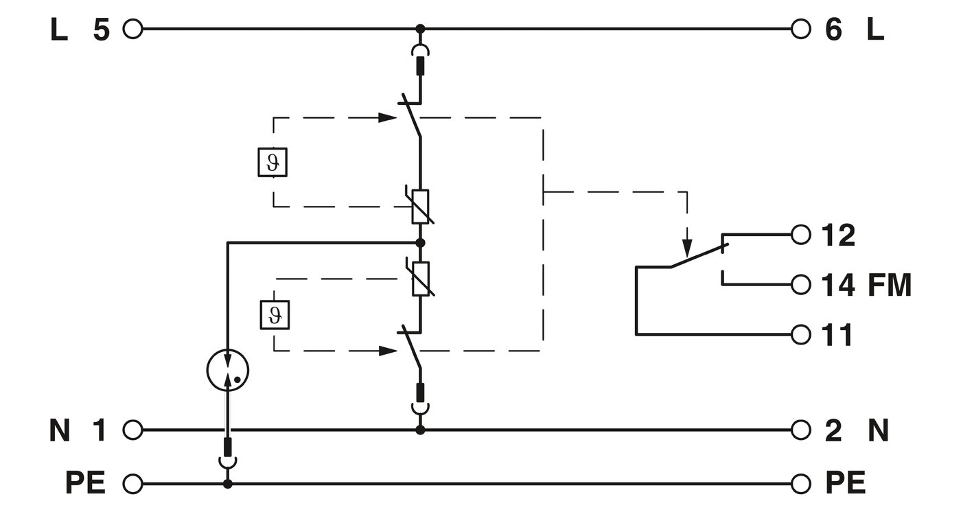 Type 3 surge protection device - PLT-SEC-T3-230-FM-UT